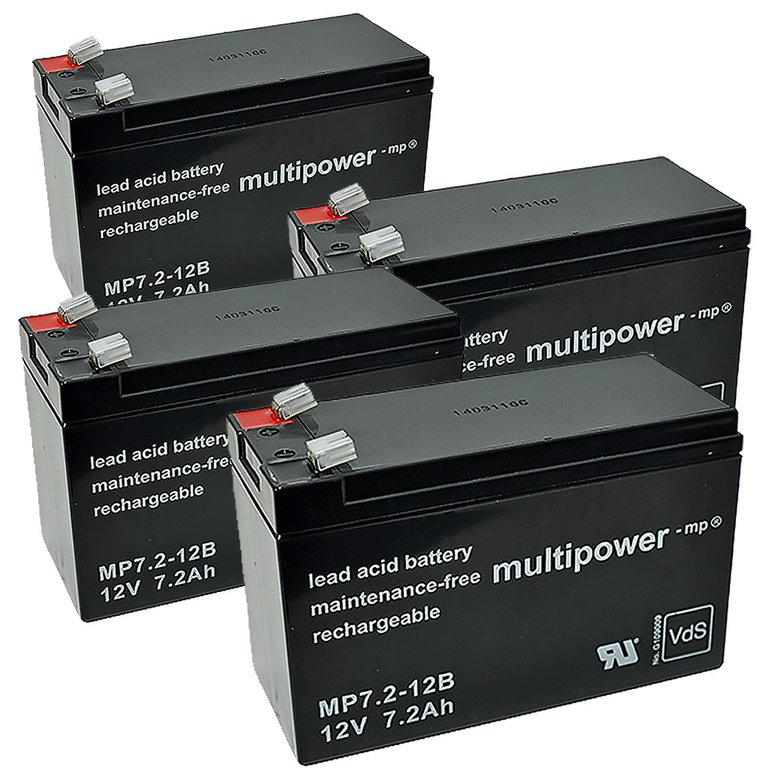 Ersatz-Akkusatz Multipower für APC Back-UPS SMT1500RMI2UC RBC133 ...