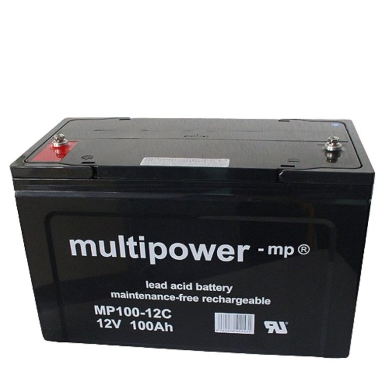 Multipower MPC100-12I | 12V 100Ah - Schulte Akkushop