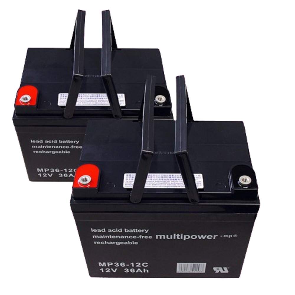 Akku-Satz 24V 36Ah für Shoprider Exklusiv - Schulte Akkushop