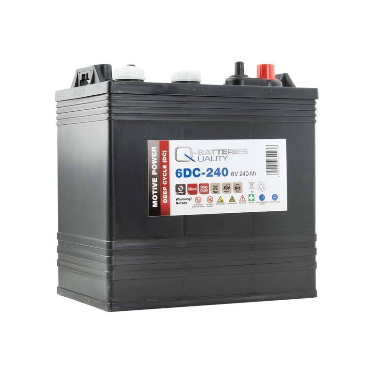 Q-Batteries 6DC-240 | 6V 240Ah - Schulte Akkushop