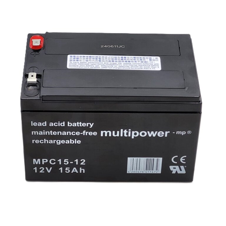 Multipower MPC15-12 | 12V 15Ah - Schulte Akkushop