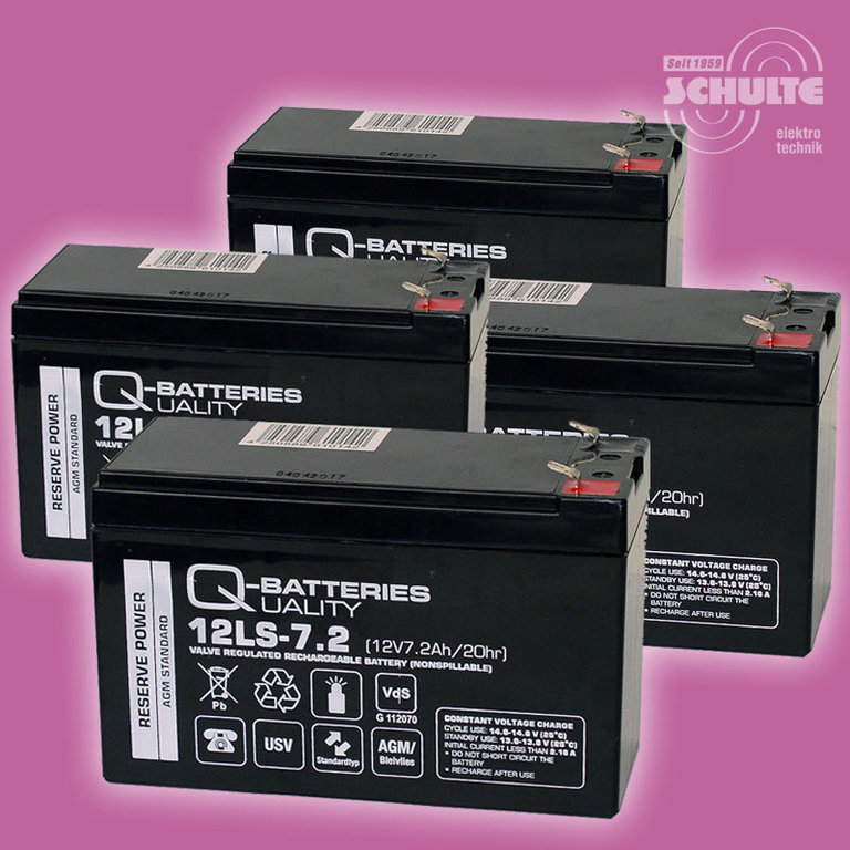 Ersatz-Akkusatz für RBC132 APC Smart-UPS 1000 / C 1500 - Schulte Akkushop